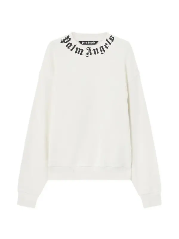 Palm Angels Logo Crew Neck Sweater