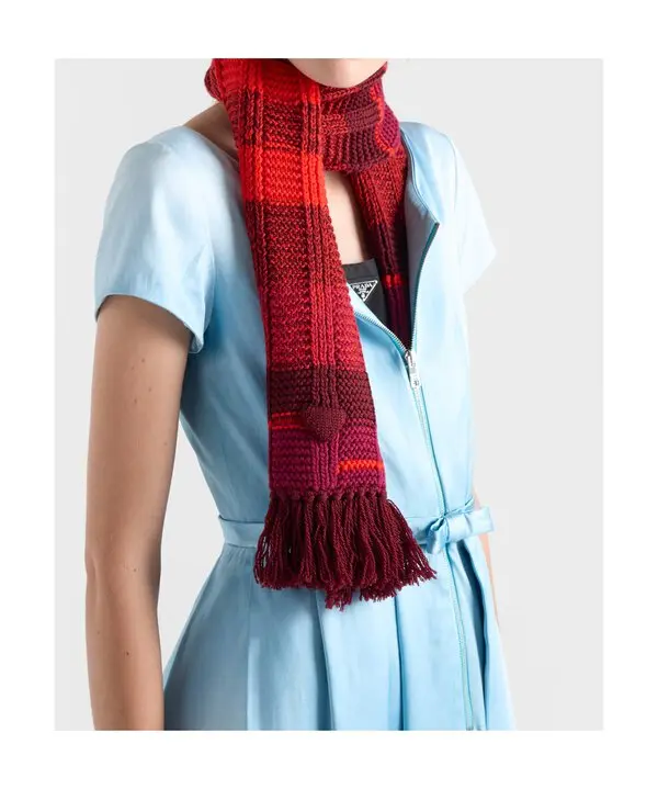 Prada Washed Silk-duchesse Dress