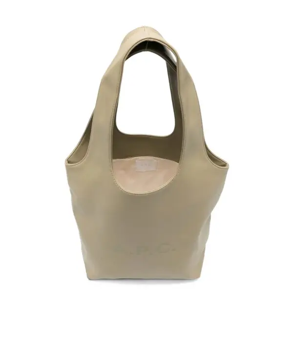 A.p.c. Logo-print Leather Tote Bag