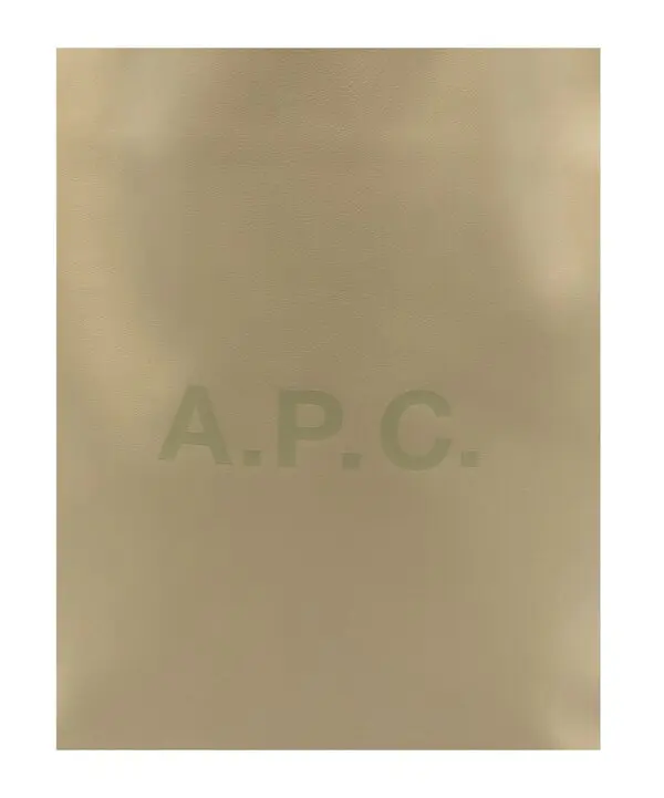 A.p.c. Logo-print Leather Tote Bag