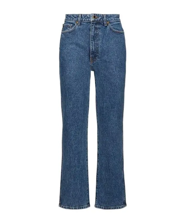 Khaite High-waisted Straight Leg Jeans