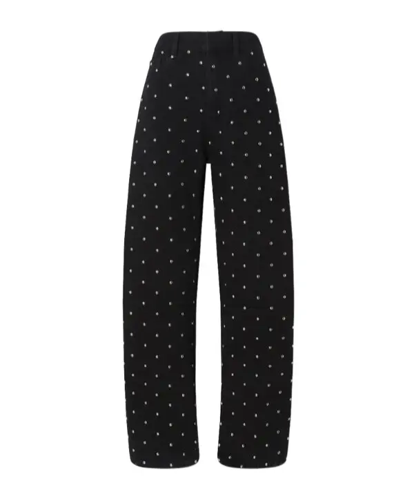 Pinko Crystal-embellished Jeans - Grey