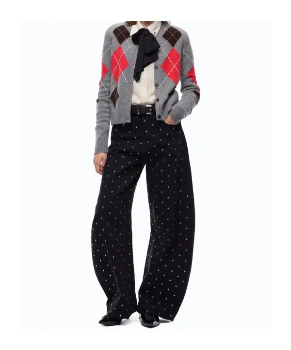 Pinko Crystal-embellished Jeans