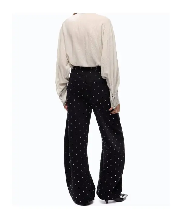 Pinko Crystal-embellished Jeans