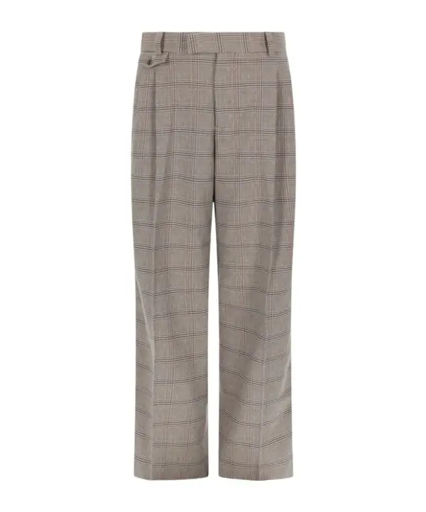 Drole De Monsieur Drôle De Checked Tailored Pants