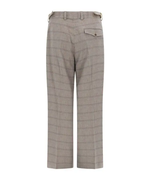Drole De Monsieur Drôle De Checked Tailored Pants