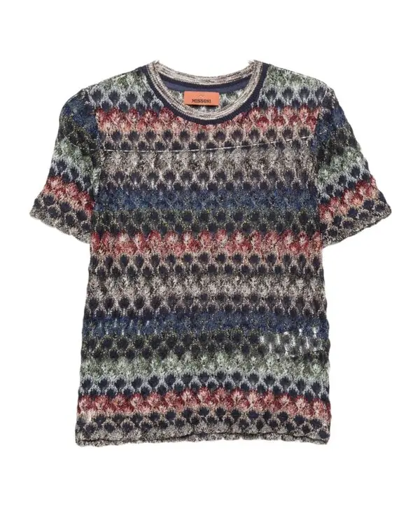 Missoni Chevron-knit T-shirt - Multidark Version
