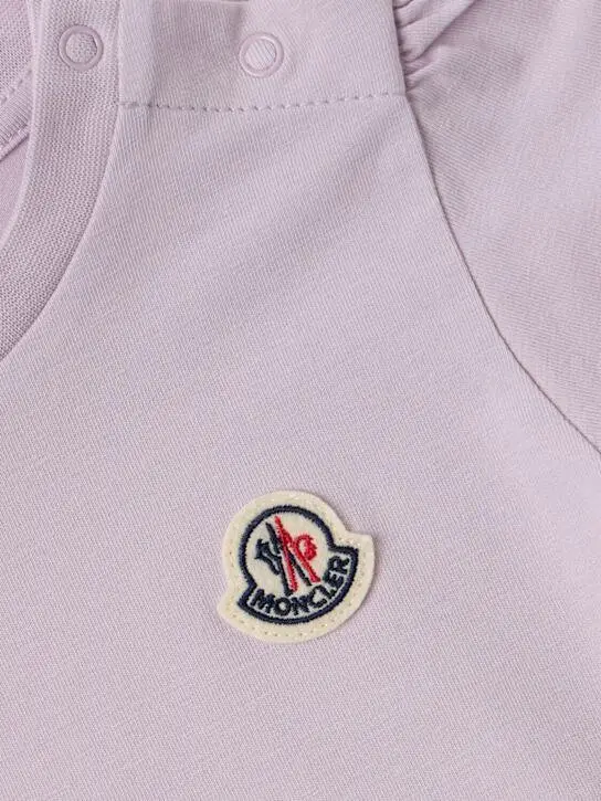 Moncler Shortsleeve Tiered Dress