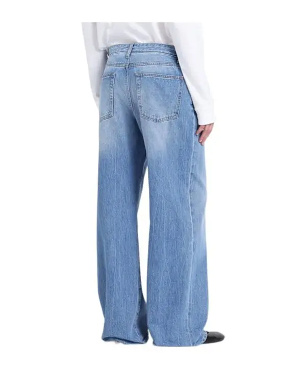 THE ROW High-waisted Wide-leg Jeans