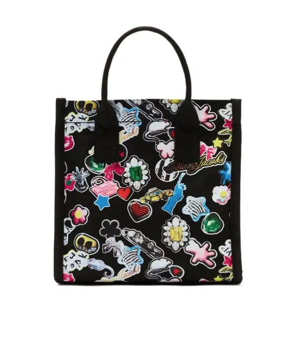 Marc Jacobs Medium Sticker Print Canvas Standard Supply Tote