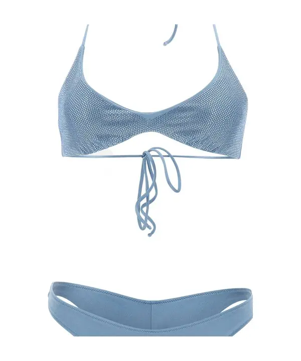 MC2 SAINT BARTH Hesni Rhinestone-embellished Bikini