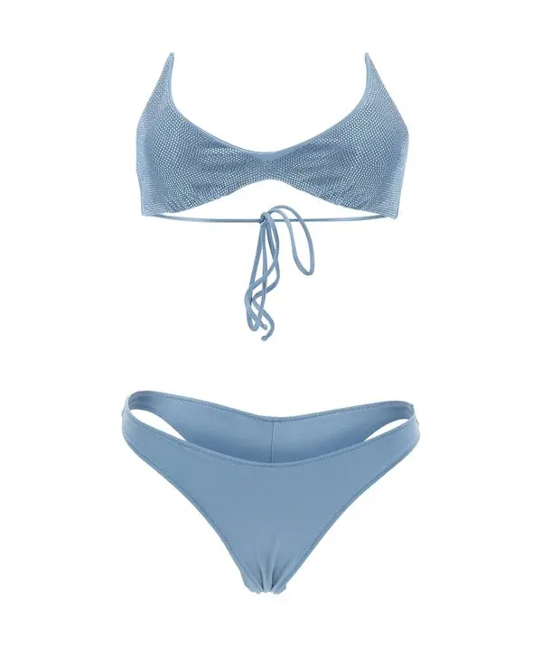 MC2 SAINT BARTH Hesni Rhinestone-embellished Bikini