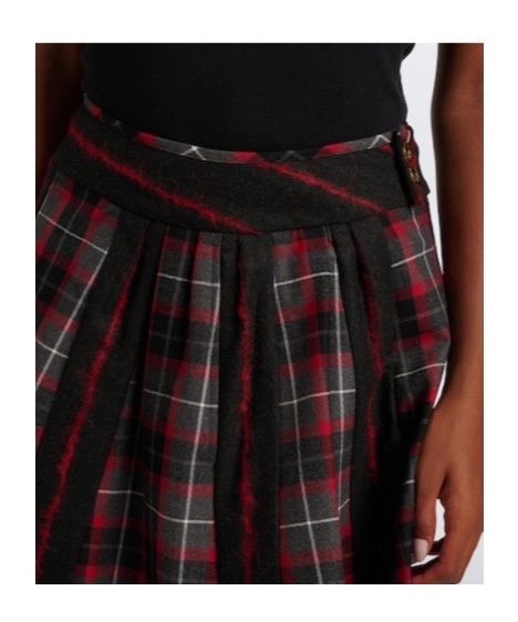 VIVIENNE WESTWOOD Tartan Wool Miniskirt