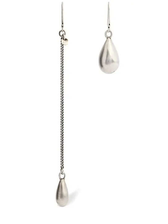 ANN DEMEULEMEESTER Asymmetric Silver Earrings