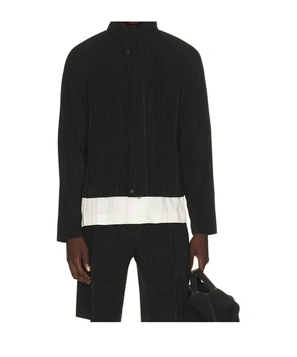 Issey Miyake Long-sleeve Casual Jacket