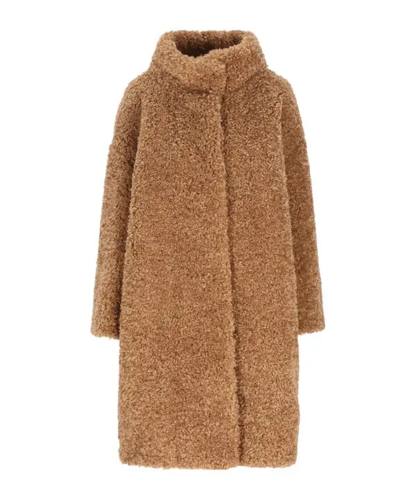 Herno Long-sleeved Coat - Camel