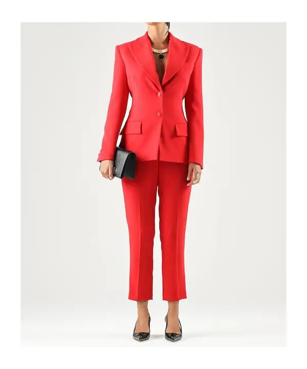 Elisabetta Franchi Lightweight Crepe Casual Trousers