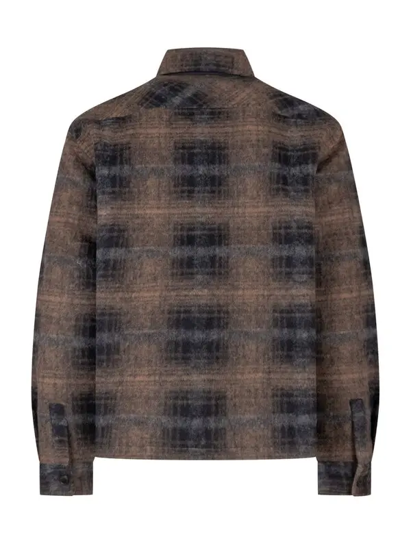 Barbour Plaid Zipup Shirt Jacket