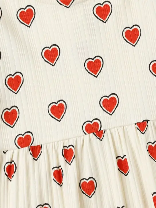 MINI RODINI Printed Heart Dress