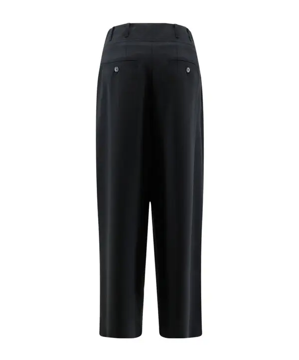Closed High-waisted Wide-leg Pants