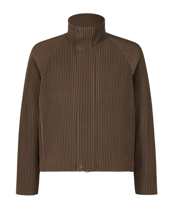 Issey Miyake Tailored Pleats 1 Blouson - Dark Brown
