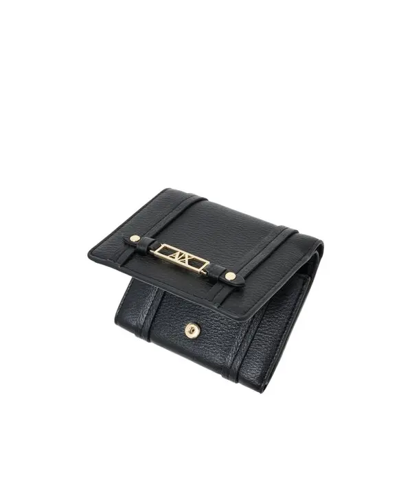 Armani Exchange Mini Wallet In Coated Fabric