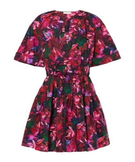 Ulla Johnson Floral Print Dress - Red