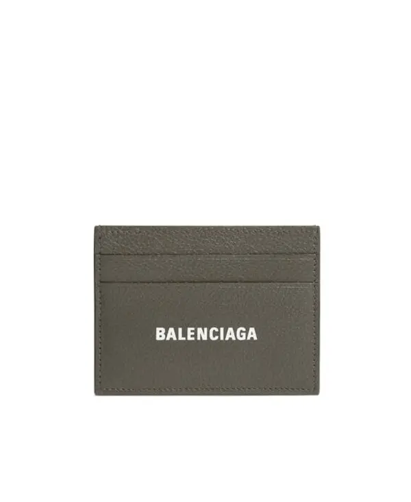 Balenciaga Cash Card Holder In Dark - Green