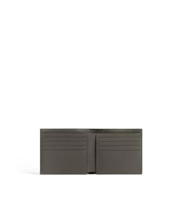 Balenciaga Cash Square Folded Wallet In Dark