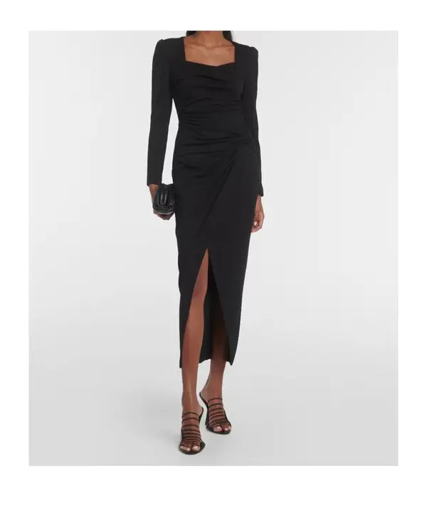 Diane Von Furstenberg Hughie Jersey Midi Dress