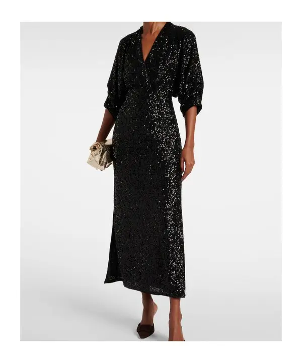 Diane Von Furstenberg Jessel Sequined Maxi Dress