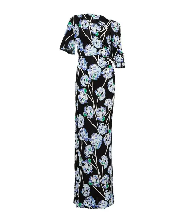 Diane Von Furstenberg Patterned Dress - Black