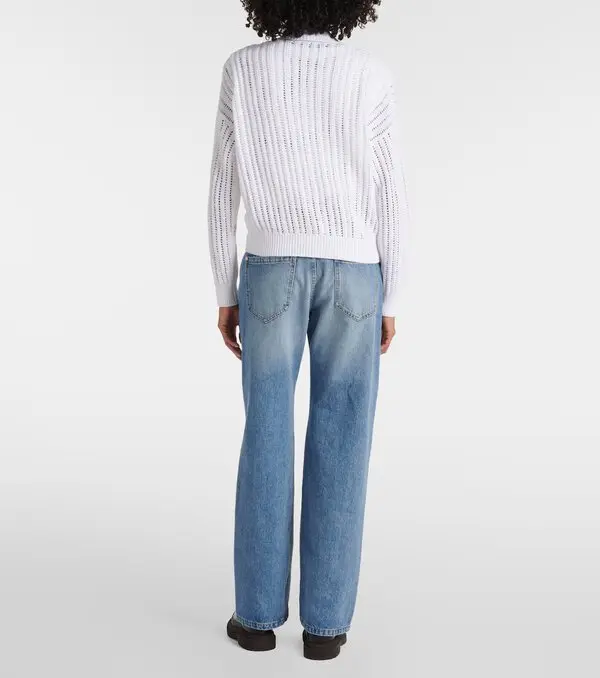 Brunello Cucinelli Ribbed-knit Cotton Cardigan