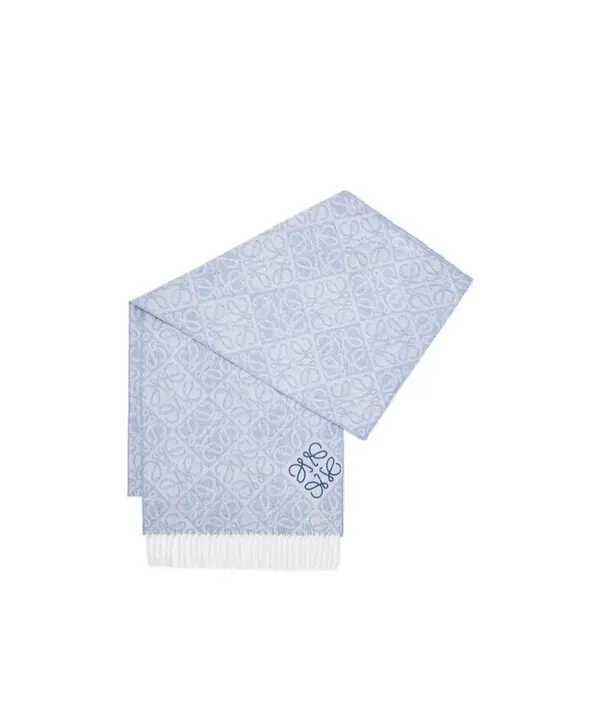 Loewe Tassel Scarf - Light Blue