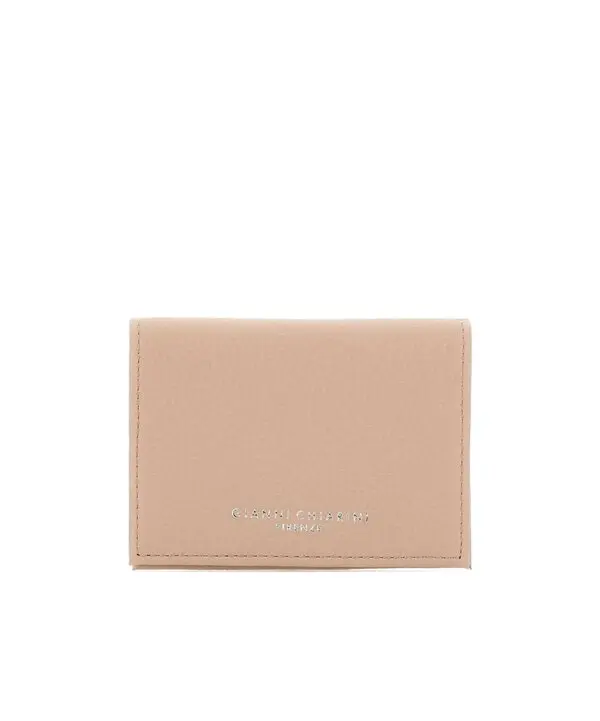 GIANNI CHIARINI Dollaro Compact Card Holder Wallet - Nude