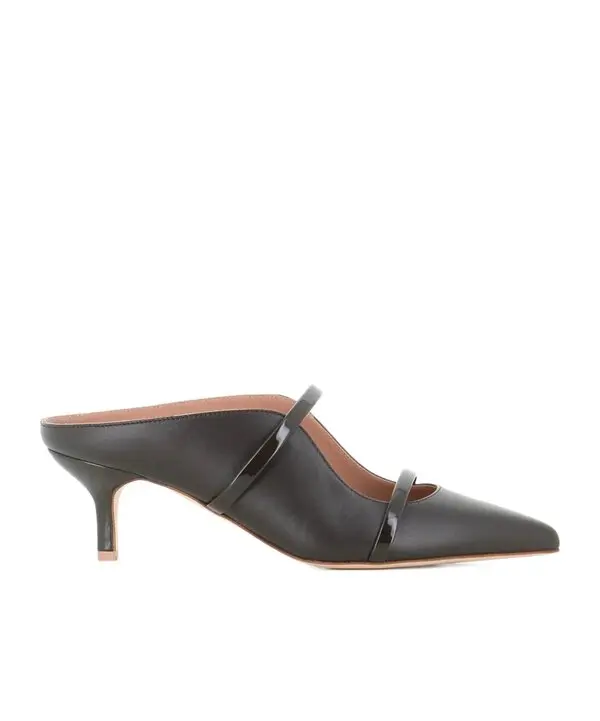 MALONE SOULIERS Pointed-toe Strap Pumps - Black