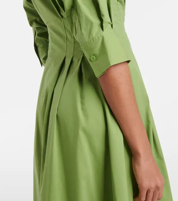 Simkhai Jazz Cotton-blend Poplin Midi Dress