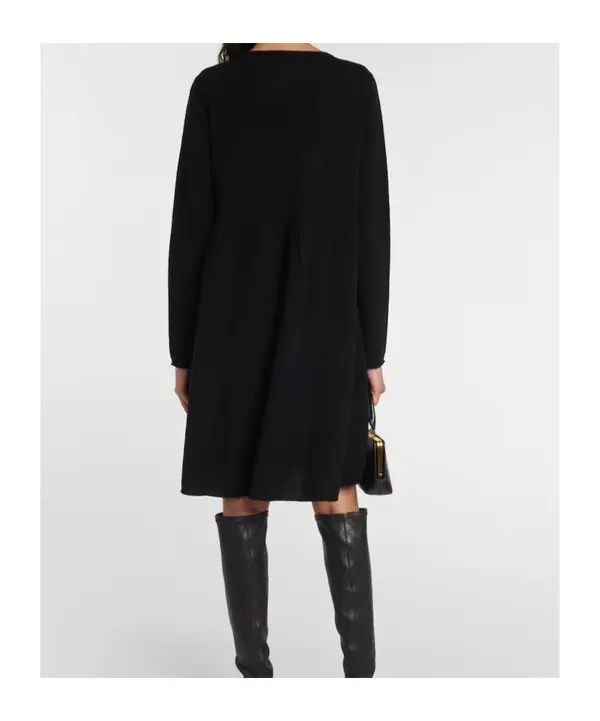 Jardin Des Orangers Round Neck Long Sleeve Ribbed Dress