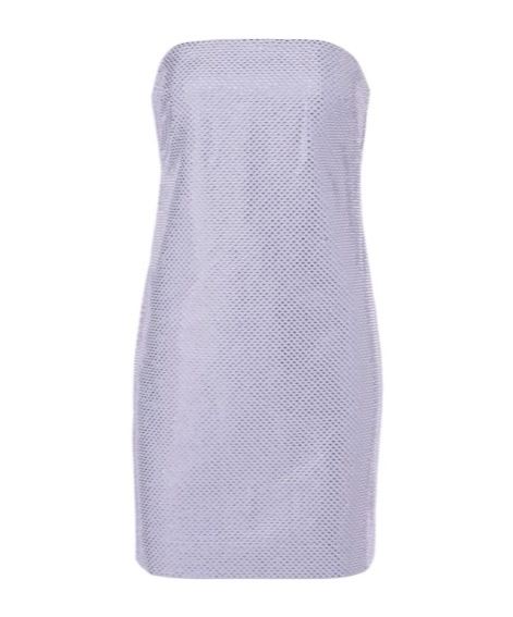 Roland Mouret Embellished Strapless Minidress - Lavender