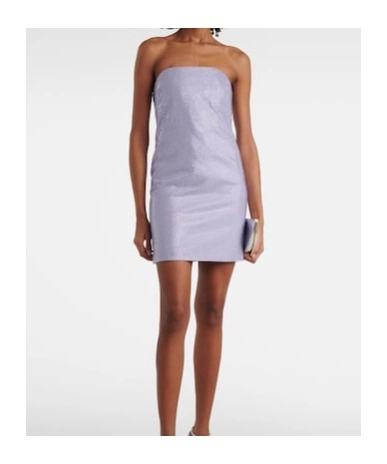 Roland Mouret Embellished Strapless Minidress