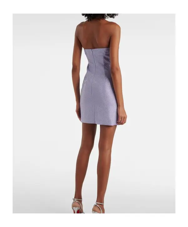 Roland Mouret Embellished Strapless Minidress