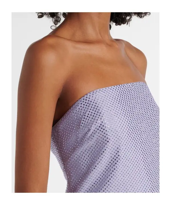 Roland Mouret Embellished Strapless Minidress