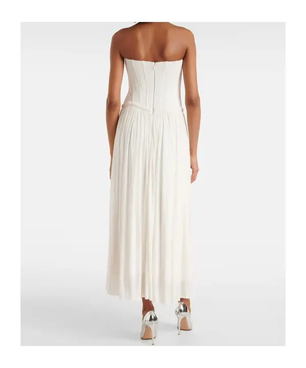 Simkhai Adalys Gathered Corset Dress
