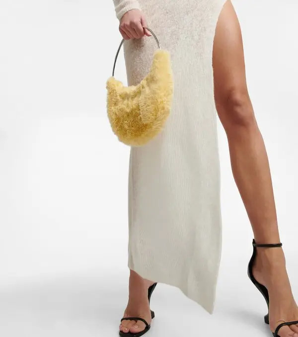 Coperni Semi-transparent Ruffle Over-length Dress