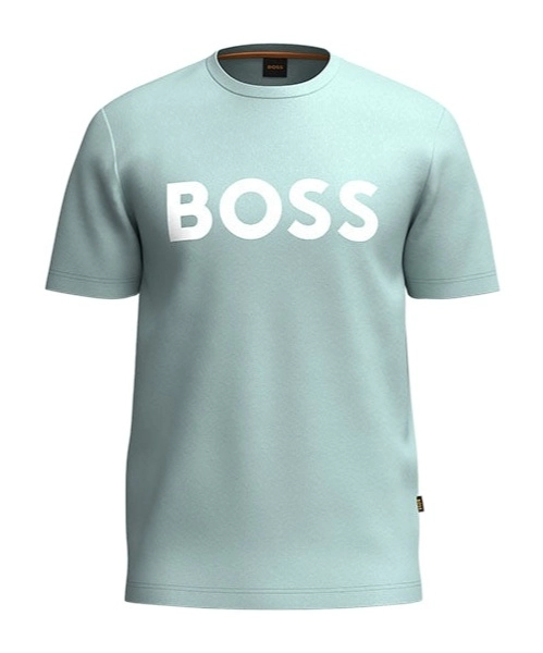 Hugo Boss Logo-rubberised Cotton T-shirt - Blue