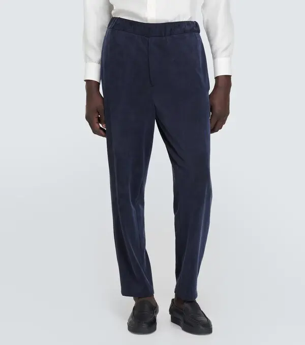 Giorgio Armani Elastic Waistband Casual Pants