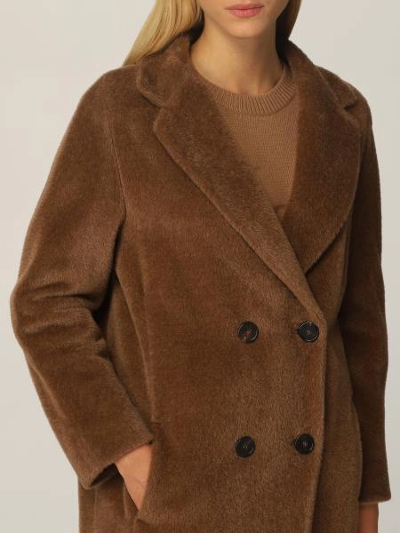 Max Mara Shearling Double-breasted Coat