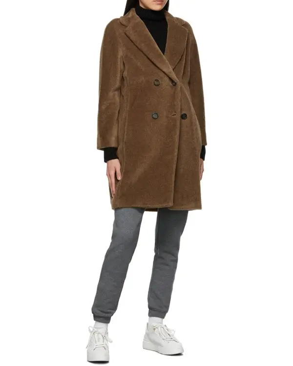 Max Mara Shearling Double-breasted Coat
