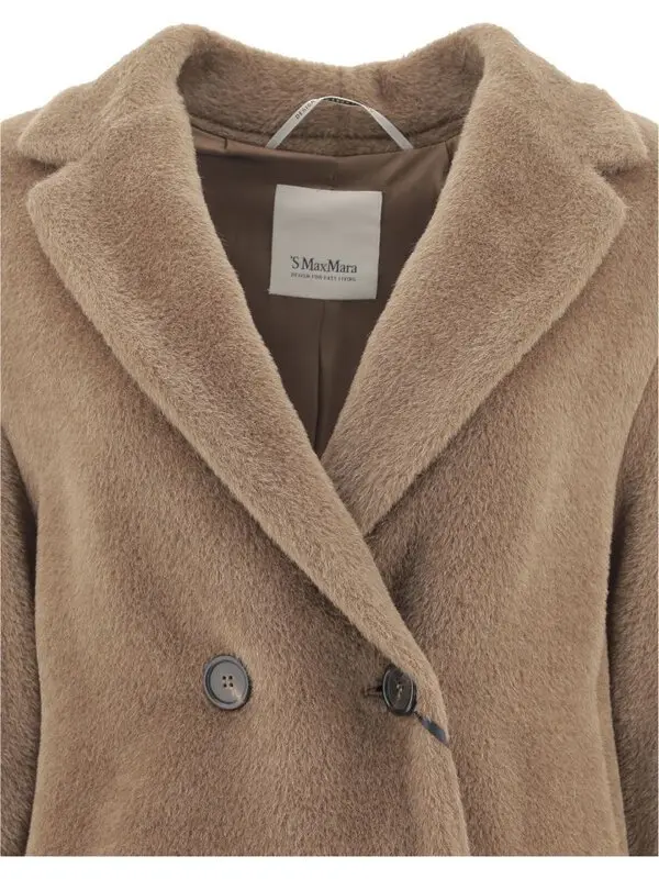 Max Mara Shearling Double-breasted Coat