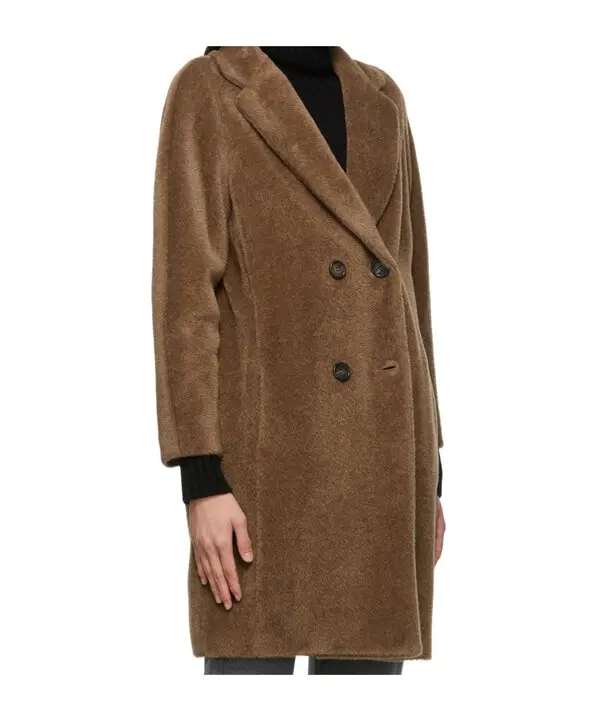 Max Mara Shearling Double-breasted Coat